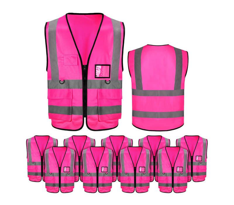 Bulk Hi-Vis Vests with Custom Logo | Wholesale Safety Vests Direct